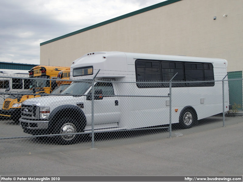Cutaway style small and mid-size buses used in Charter/Tour industry ...