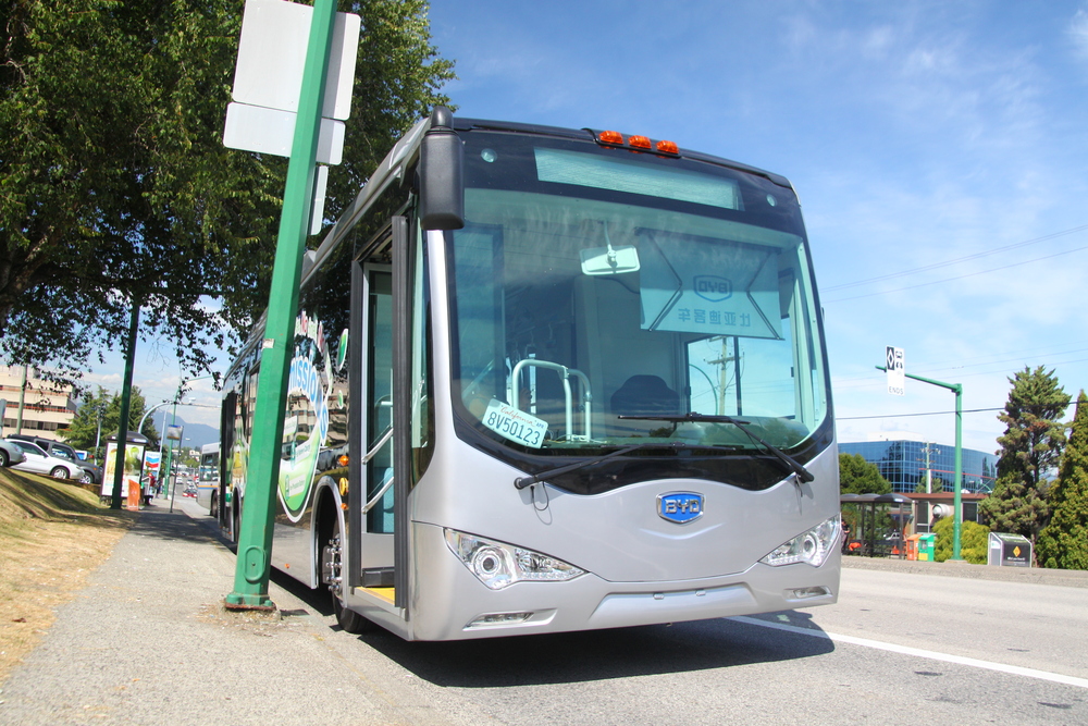 BYD K9 electric bus in Canada - World Transportation Systems - NYC ...